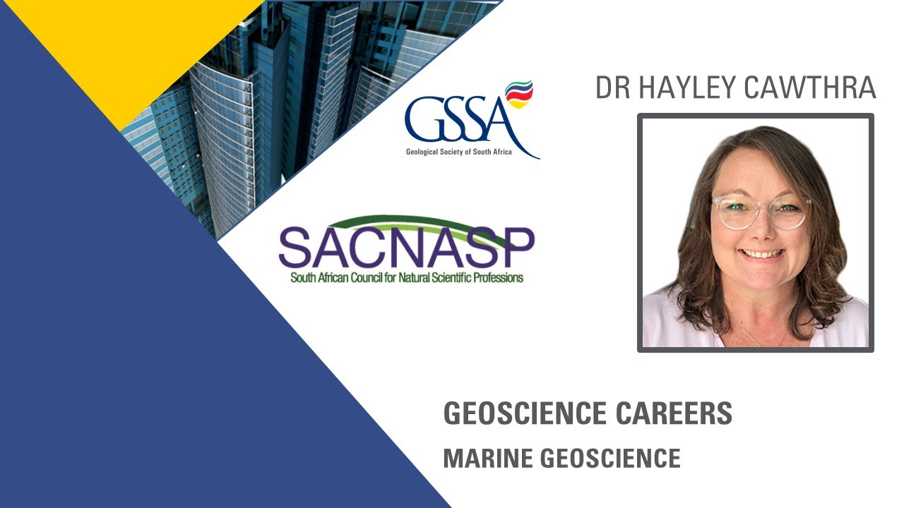 Geoscience Careers - Marine Geoscience - Dr Hayley Cawthra - YouTube