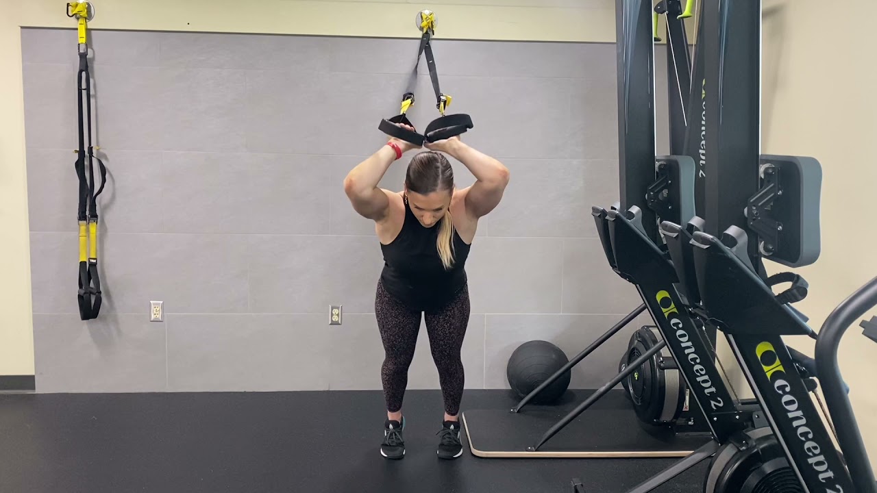TRX Triceps Press (front view) - YouTube