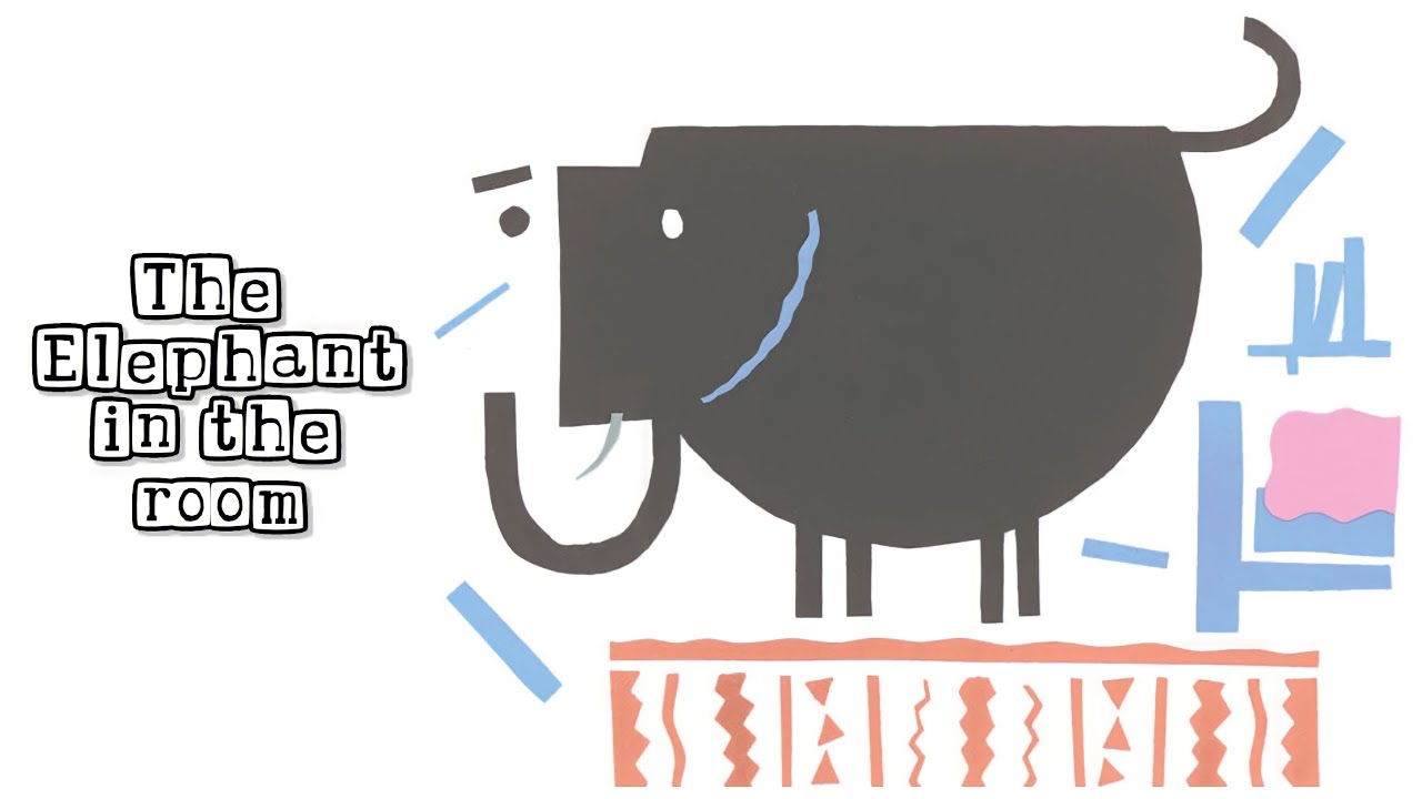 The Elephant in the room | Animal story for kids in english | Picture ...
