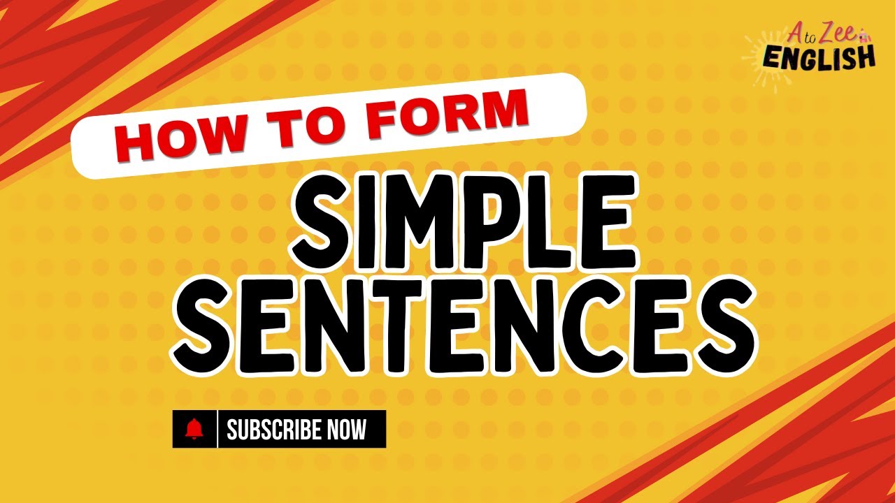 How to form simple sentences | English Grammar #englishgrammar - YouTube