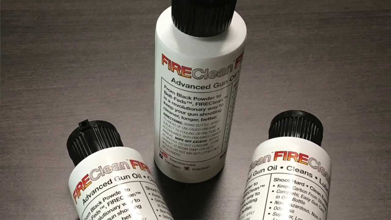 FIRECLEAN Weapons Lubricant & Cleaner at PFC Loadout - YouTube