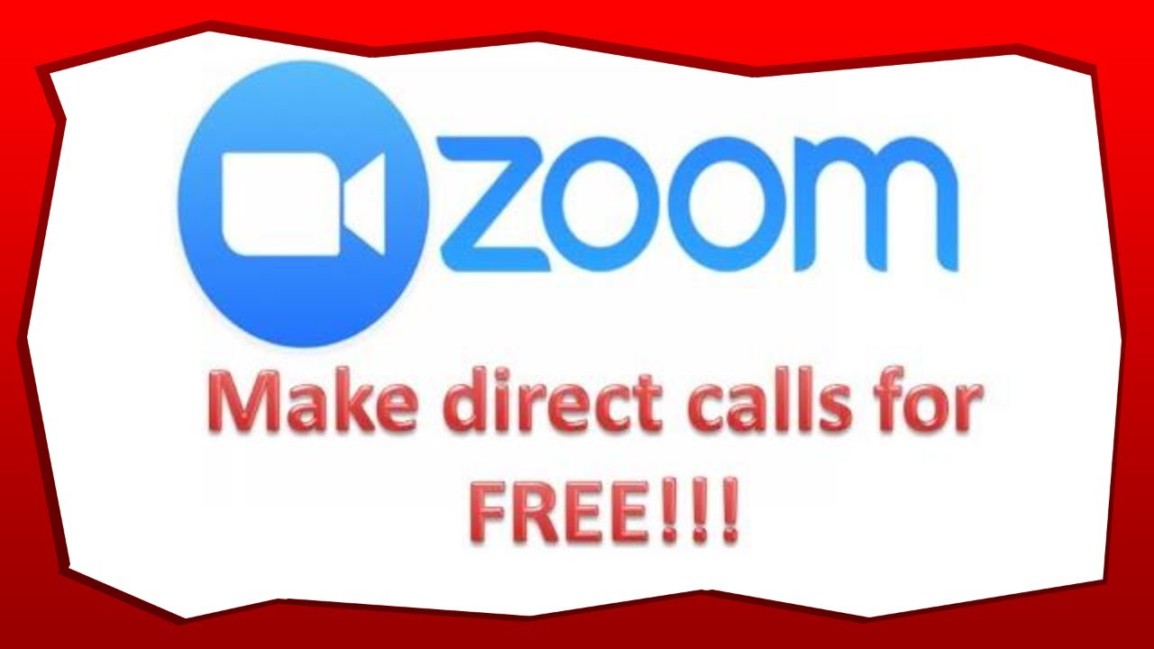 How to make a free direct call on ZOOM - YouTube