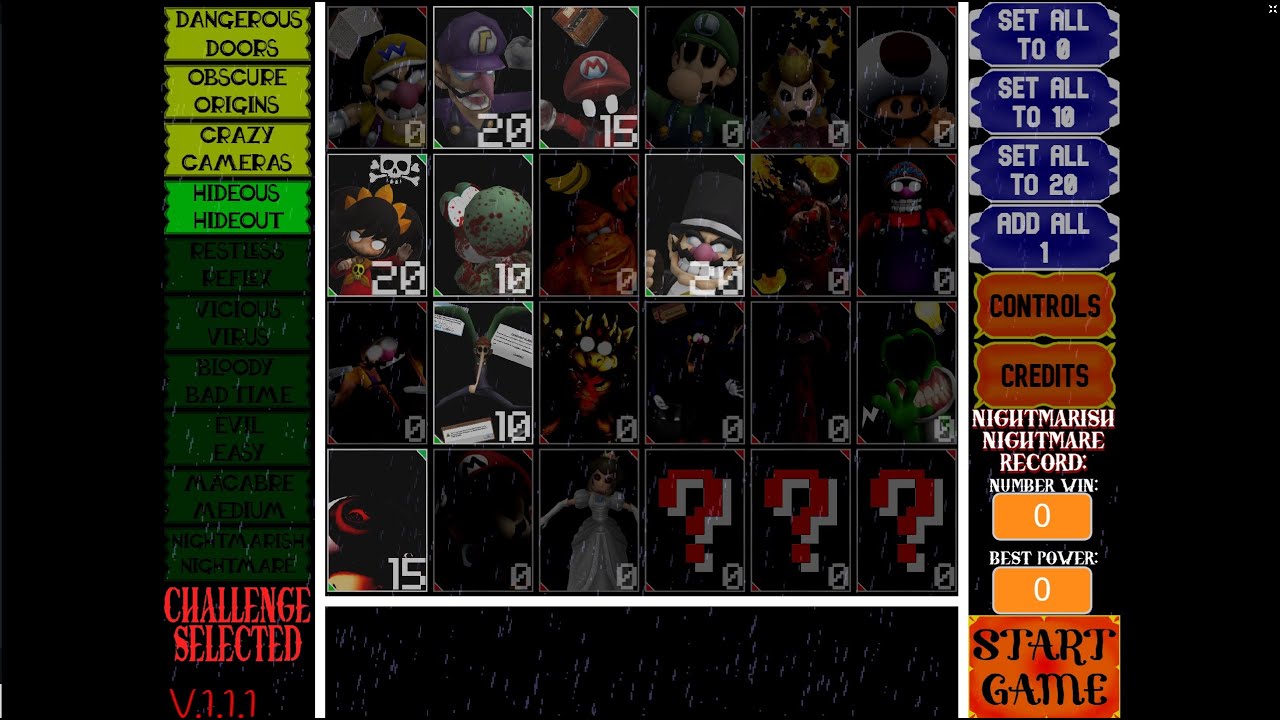 Five Nights At Wario's Custom Nightmare Obscure Origins - YouTube