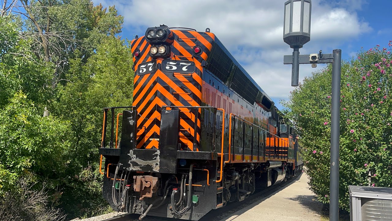Here’s a video of a close-up of the football train up at mountain town ...