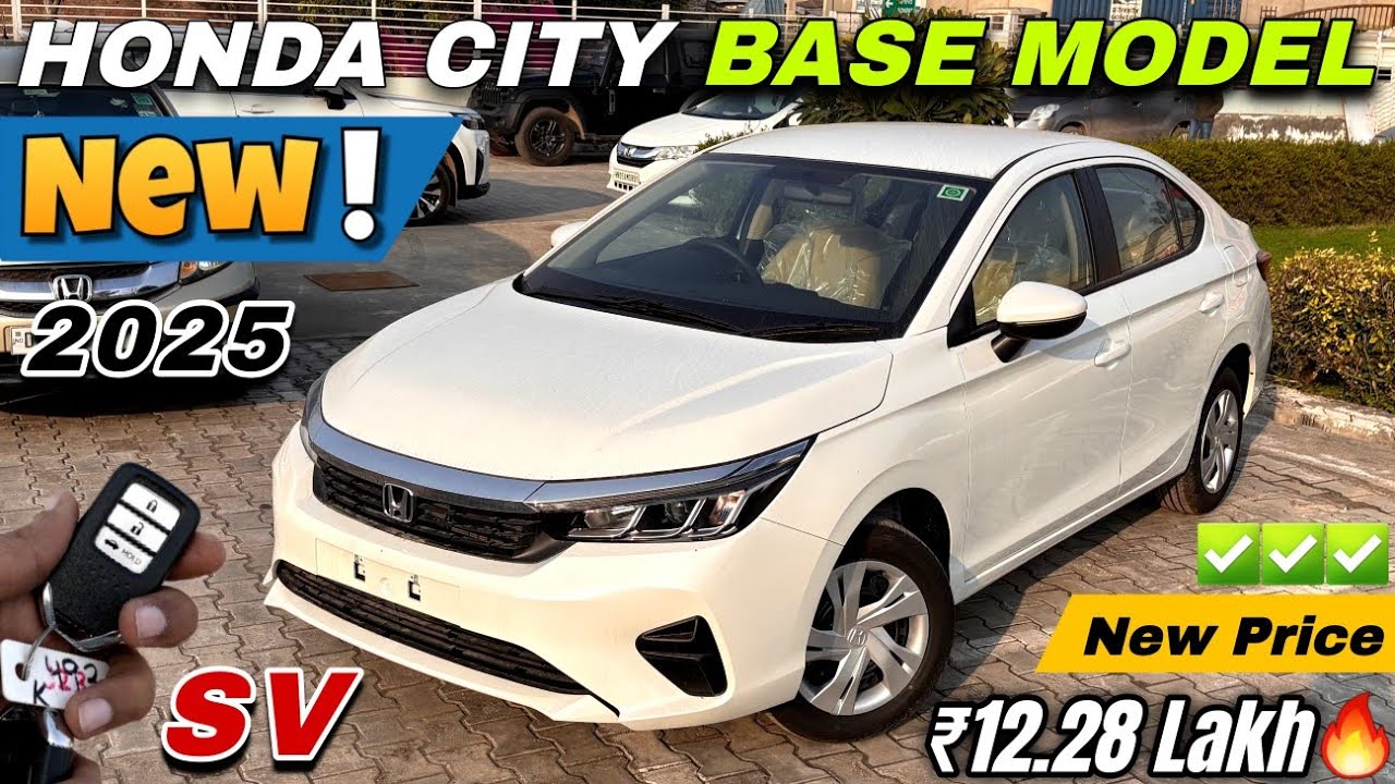 2025 New Honda City SV Base Model Detailed Review | Honda City Base ...