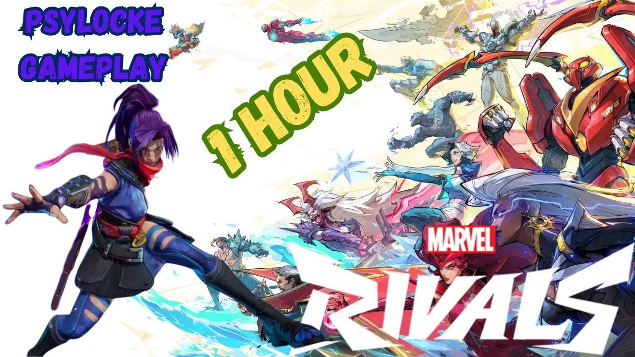 Marvel Rivals - Psylocke 1 Hour Gameplay - Abilities & Powers - YouTube