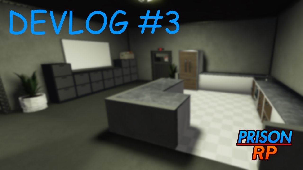 Prison RP | Office and Break Room | Devlog #3 - YouTube