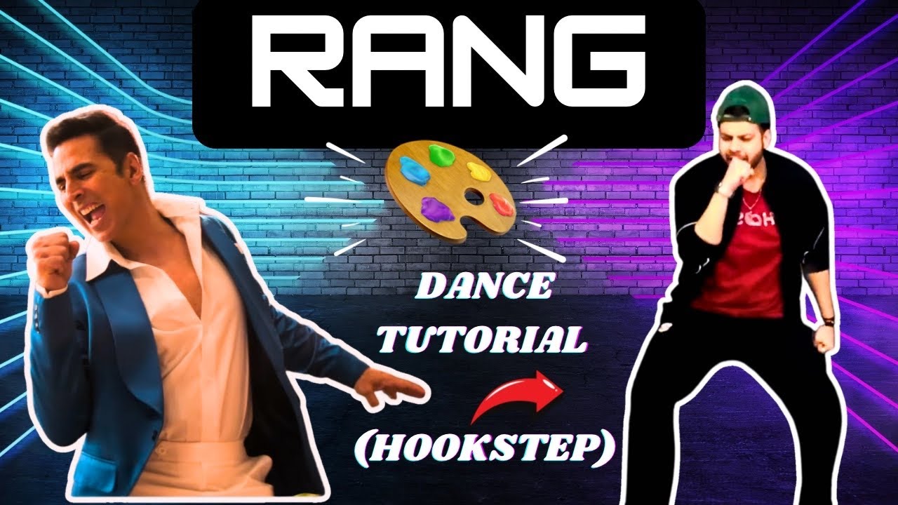Rang 🌈 Hookstep Tutorial (SkyForce)Akshay Kumar|Veer P#nitinsworld #nitinbassi #dance #hookstep ...