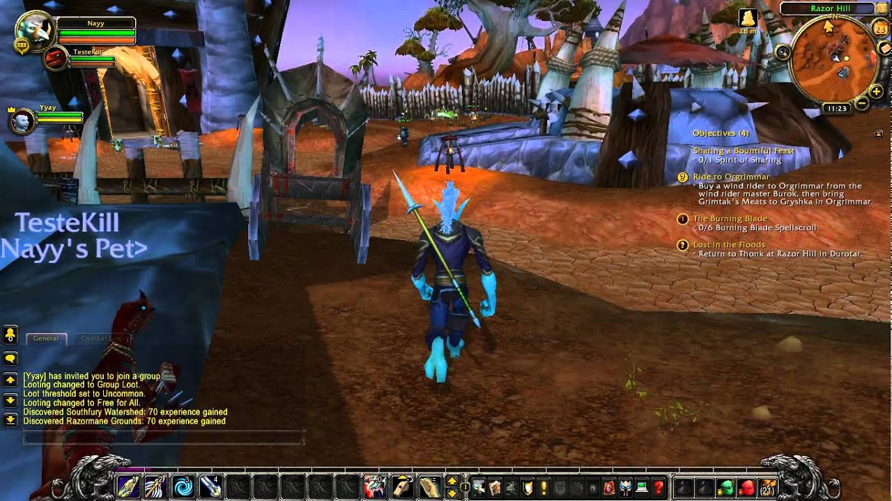 Yyay&Nayys Adventure to 20 pt 11: Orgimmar - YouTube