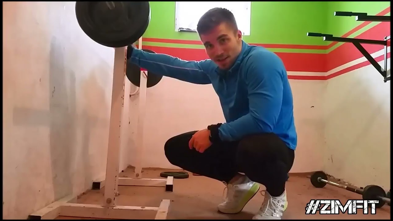 ZIMFIT | Siłownia w domu - Trening pleców | Martwy ciąg, Ściąganie ...