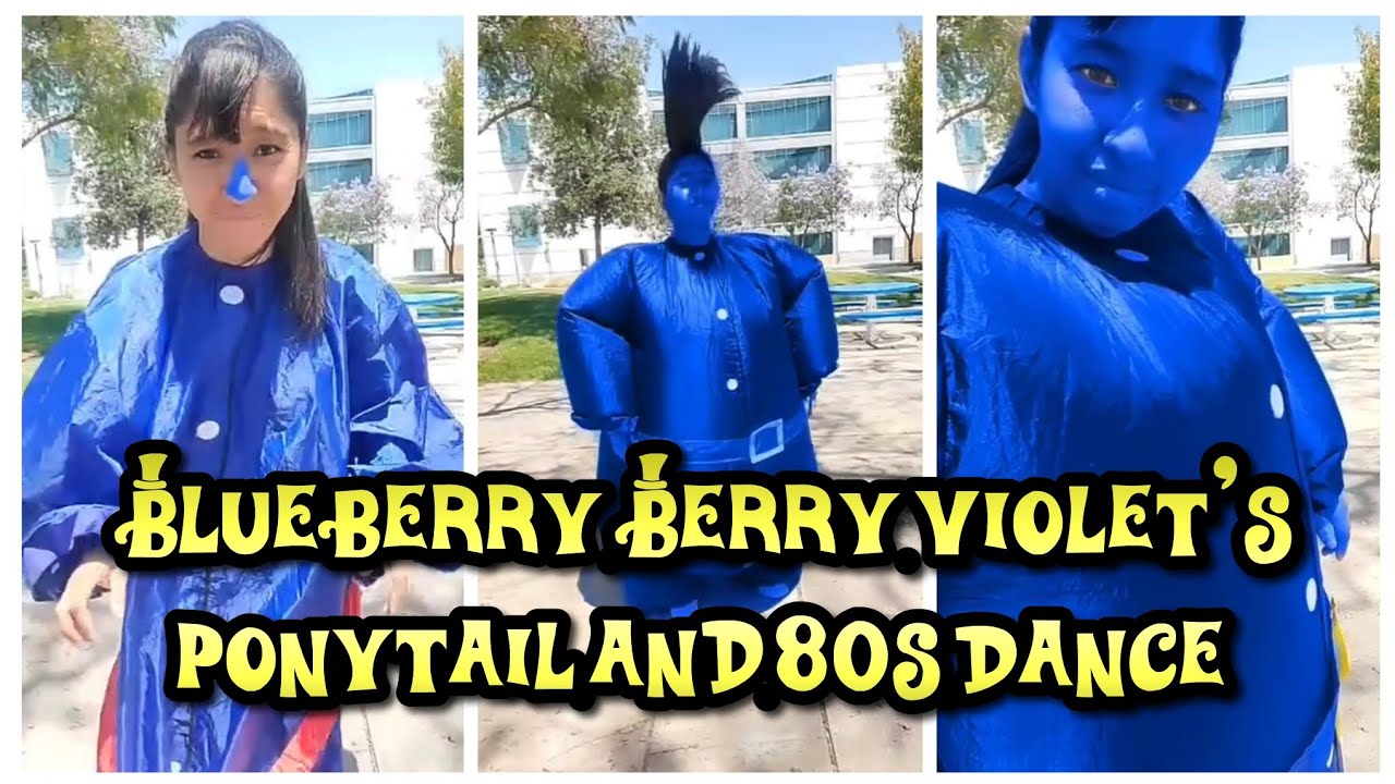 Blueberry Berry Violet's Ponytail and 80s Dance - YouTube
