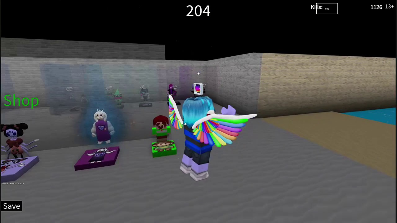 Roblox undertale survives the monster kris - YouTube