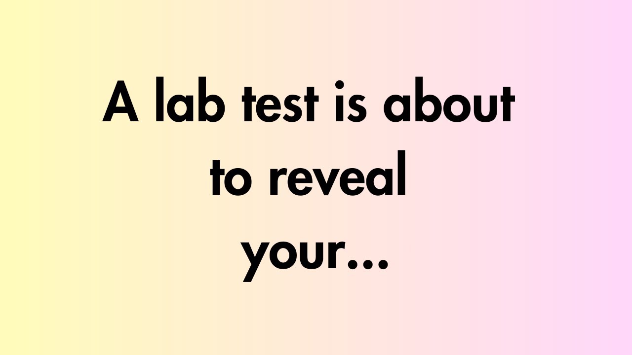 Angels say | A lab test is bout to reveal your... | Angel Message - YouTube