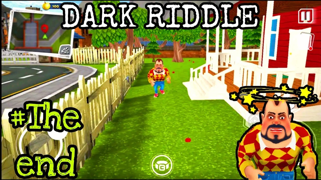 The End Of Dark Riddle | Goodbye Angry Uncle !!! - YouTube