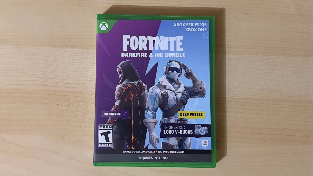 Fortnite Darkfire & Ice Bundle Unboxing - YouTube