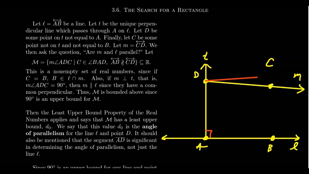 Angle of Parallelism - YouTube