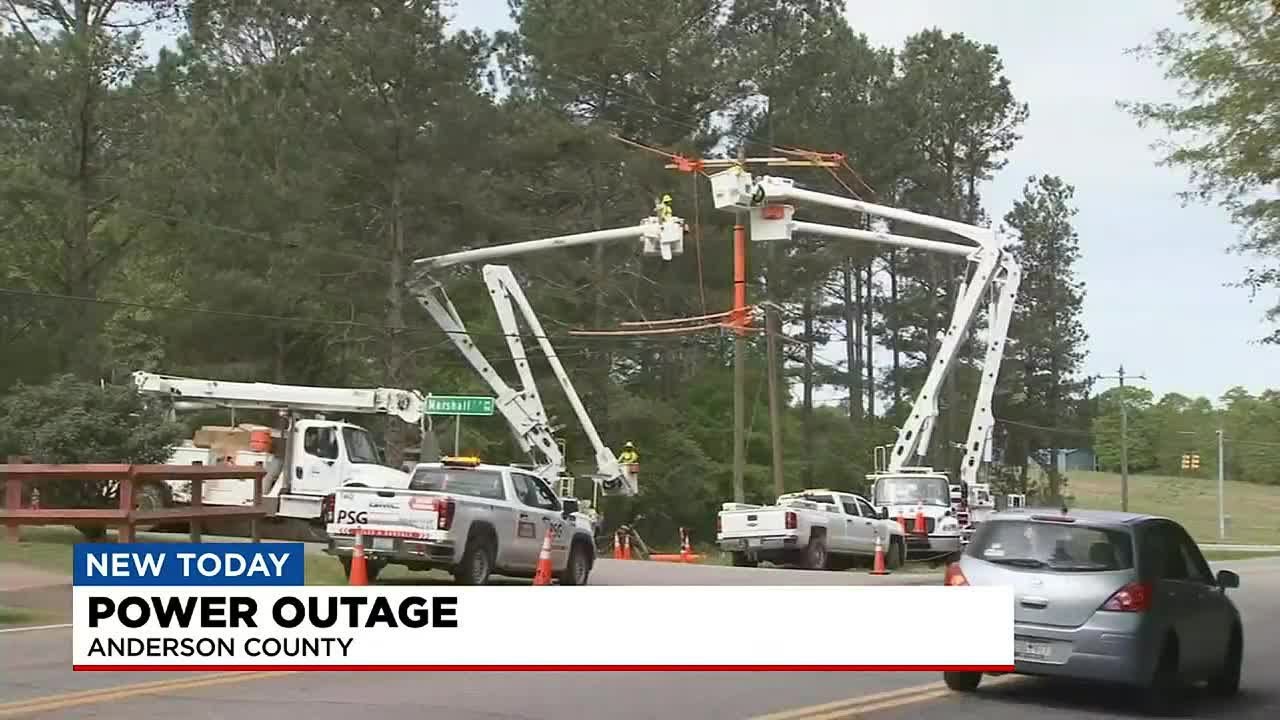 Major power outage in Anderson County - YouTube