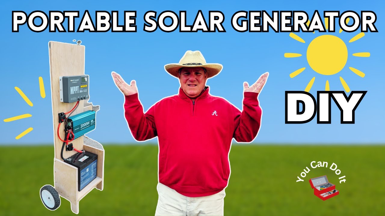 DIY Portable Solar Generator Cart | Easily Build Your Own - YouTube