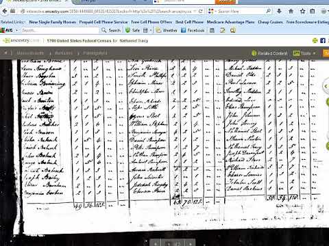 Processing the US 1790 Federal Census - YouTube