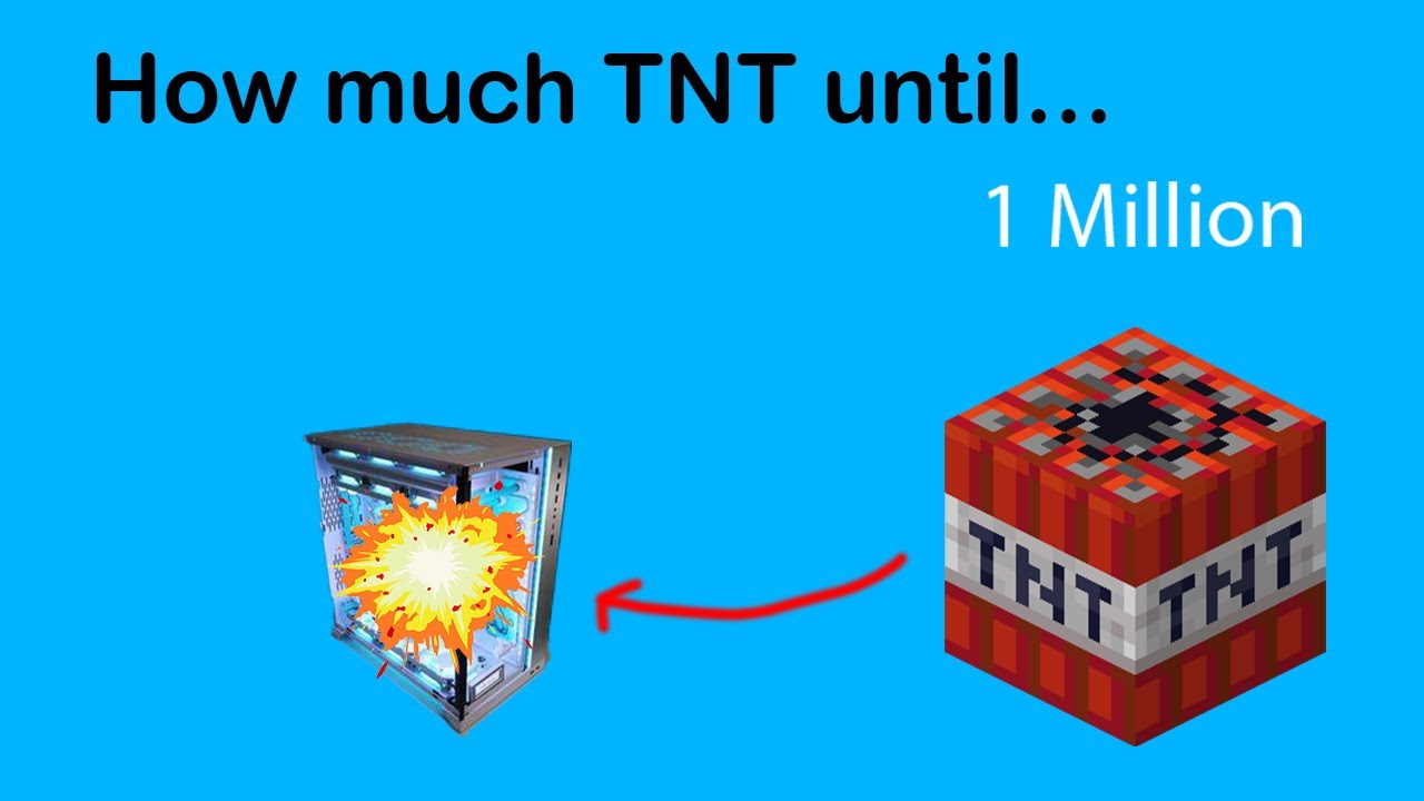 How much TNT will crash my pc - YouTube