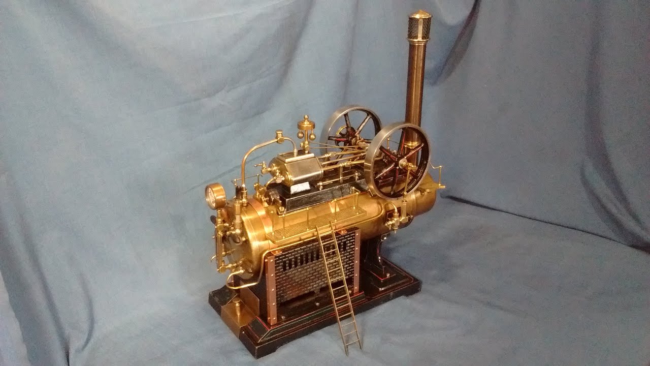 Doll 517 Dampfmaschine Steam Engine Overtype Model Dual Cylinder Design ...