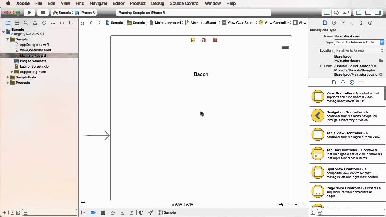 iOS Development with Swift Tutorial 6 - Creating a Simple Design - YouTube