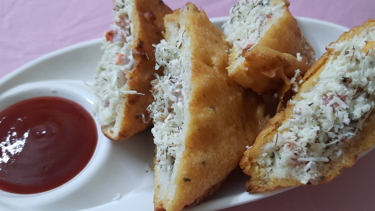 Sandwich Break Pakora Recipe | Homemade Fusion Sandwich pakora recipe ...