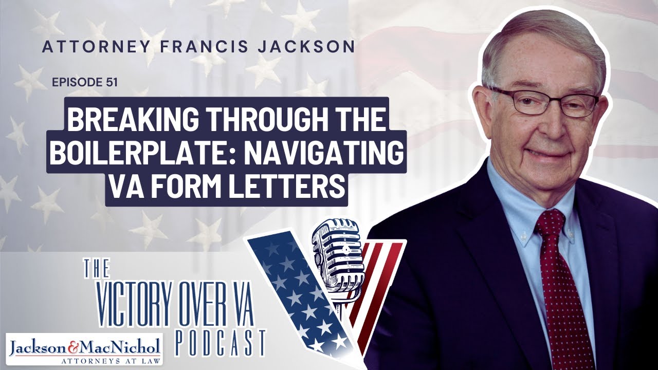 Breaking Through the Boilerplate: Navigating VA Form Letters - YouTube