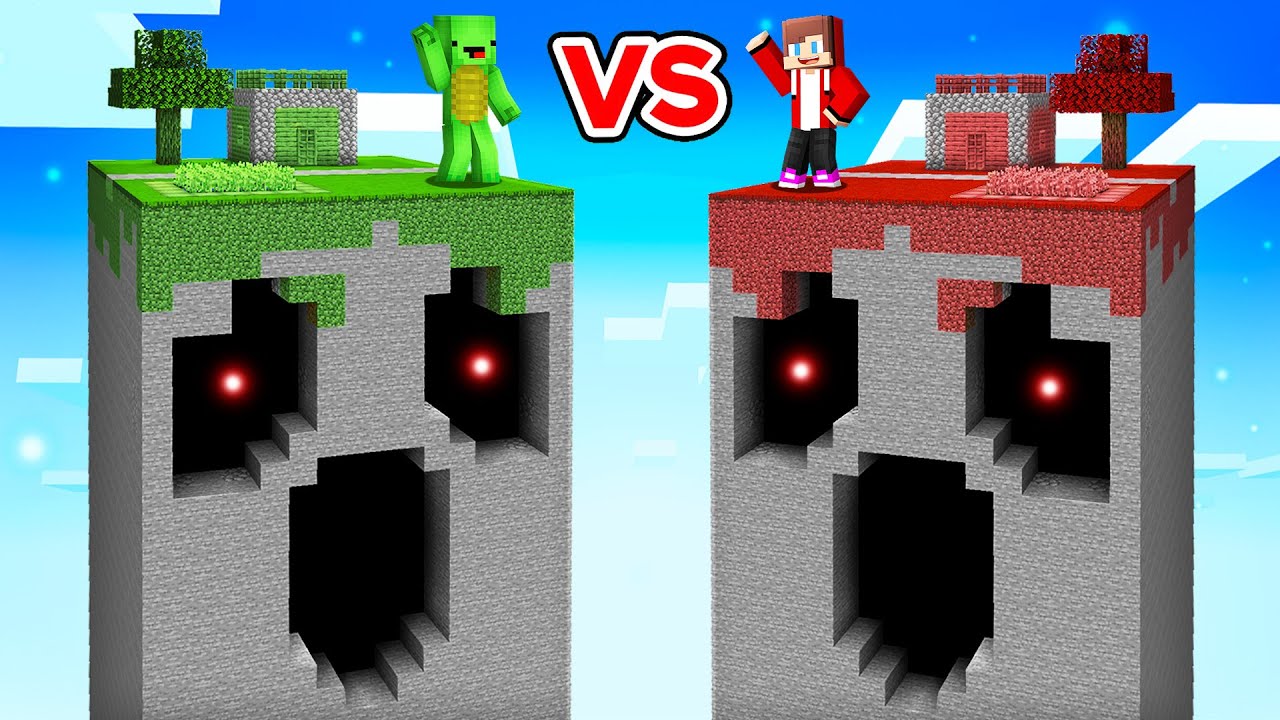 Scary Mikey Island and Evil JJ Island Survival Battle in Minecraft ...