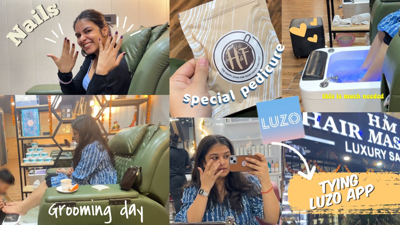 GLOW UP WITH US 🧖🏻‍♀️💅| Grooming Day | Luzo app got 40% off - YouTube