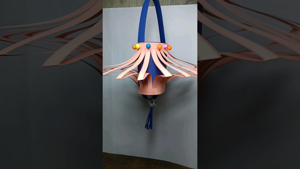 Paper Jhumar Craft. Paper Jhumar Design #shorts - YouTube