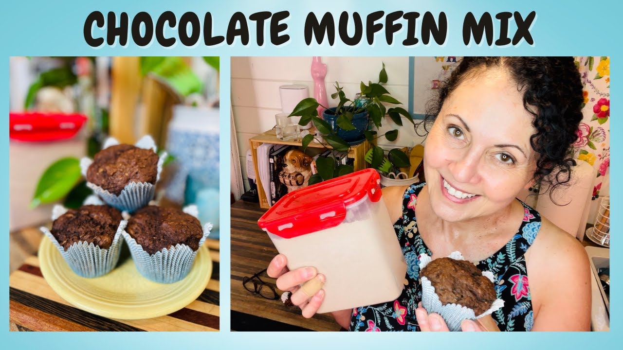 Chocolate Muffin Mix (& Making Muffins) - YouTube