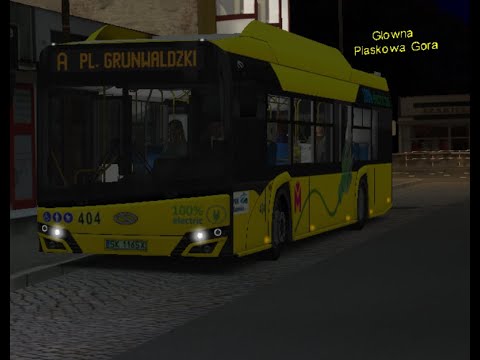 Omsi 2-Solaris Urbino 12  Electric Wałbrzych linia A-PL.Grunwaldzki