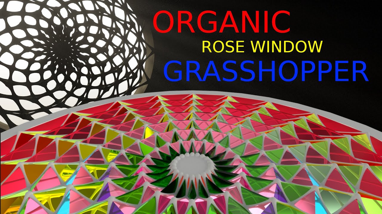 Grasshopper Tutorial_ build an organic rose window in Grasshopper for ...