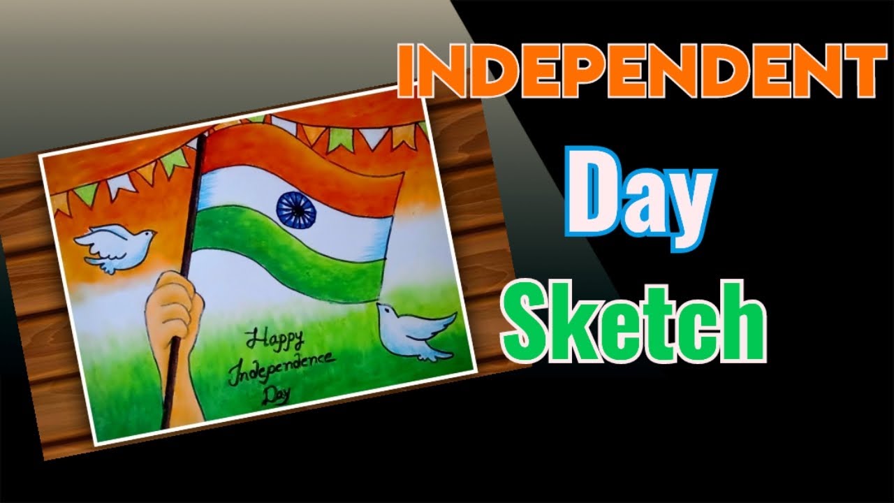 Indipendence Day Drawing | Freedom fighters drawing | Gandhiji ...