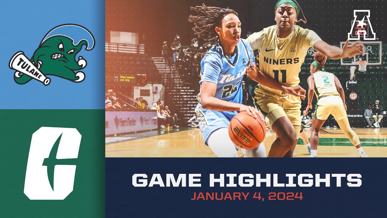 Game Highlights: Tulane vs. Charlotte (Jan. 4, 2025) - YouTube