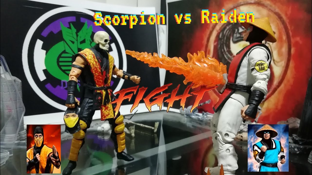 Mortal Kombat Klassic Scorpion vs Raiden Battle 2 - YouTube