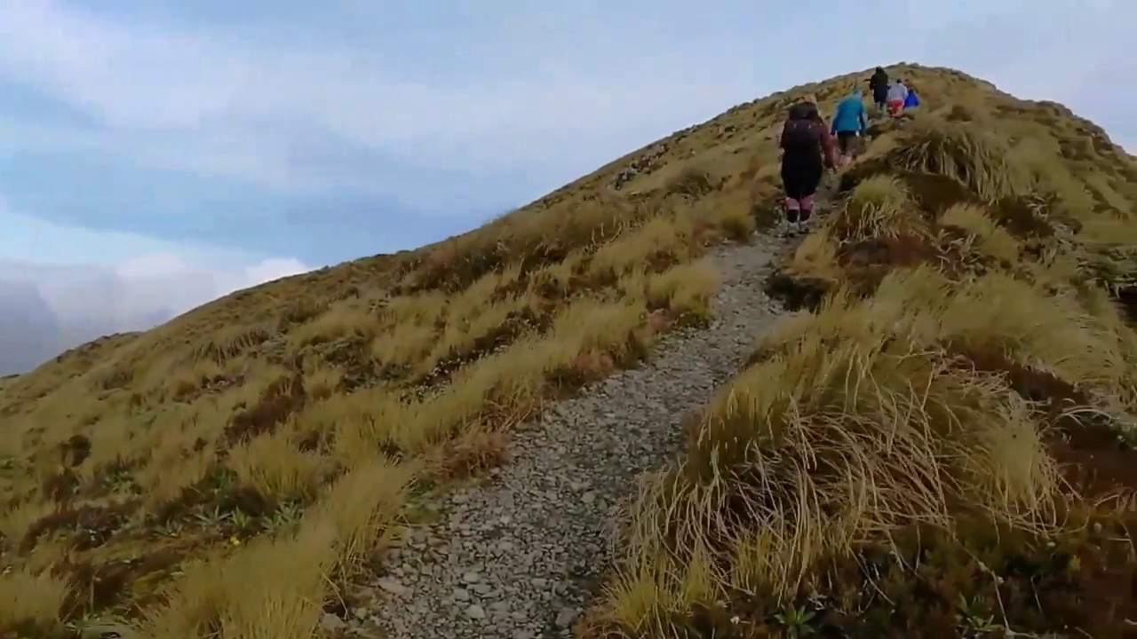 Cold Howling Windy Tararua's NZ - Powell Hut to Jumbo Hut - YouTube