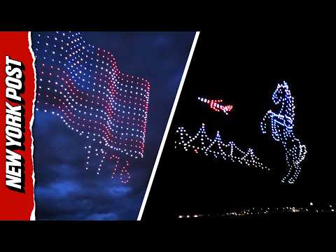Spectacular Drone Show Lights Up Sky for America250 Celebration