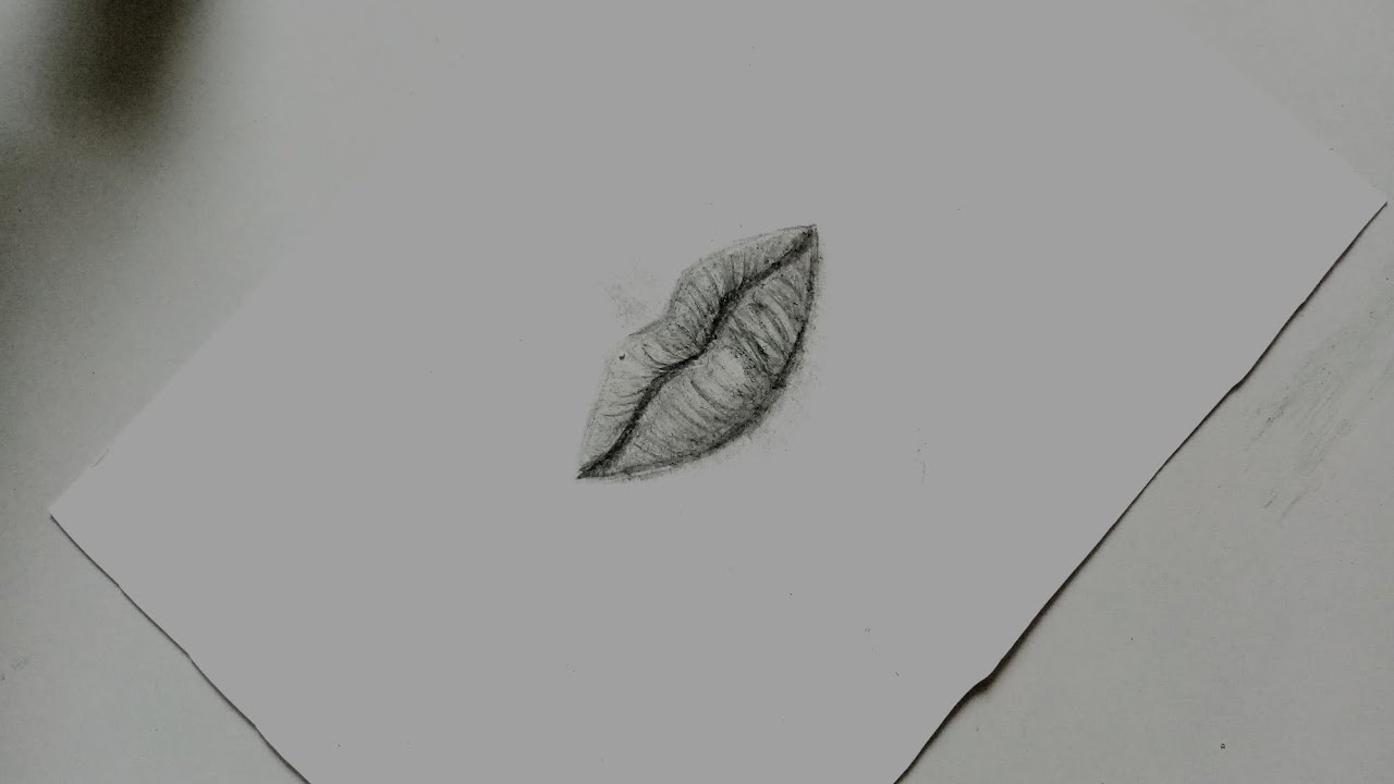 how to draw realistic lip for beginners || step by step| - YouTube
