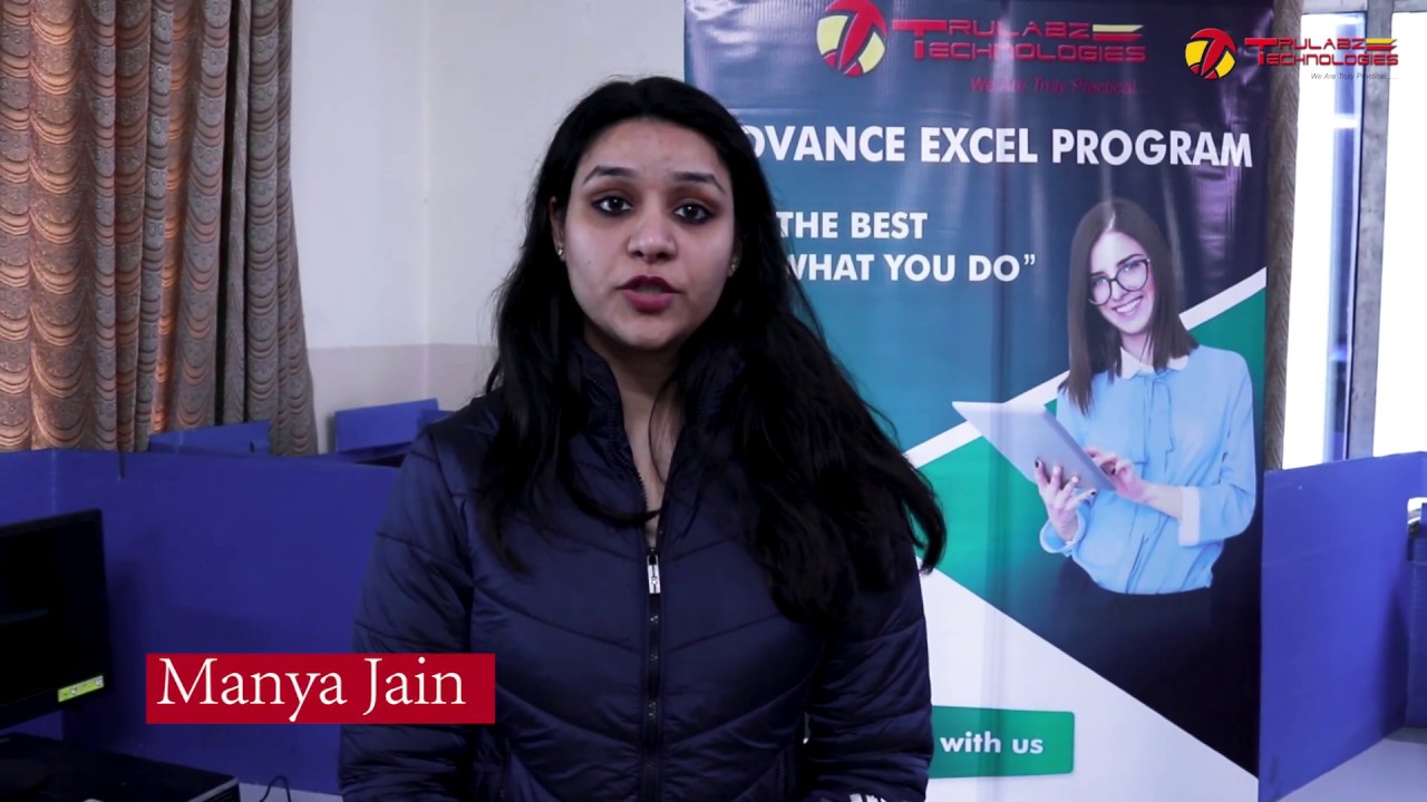 Manya Jain - Faculty at DSPSR College (IP University) share her feedback on Advance Excel ...