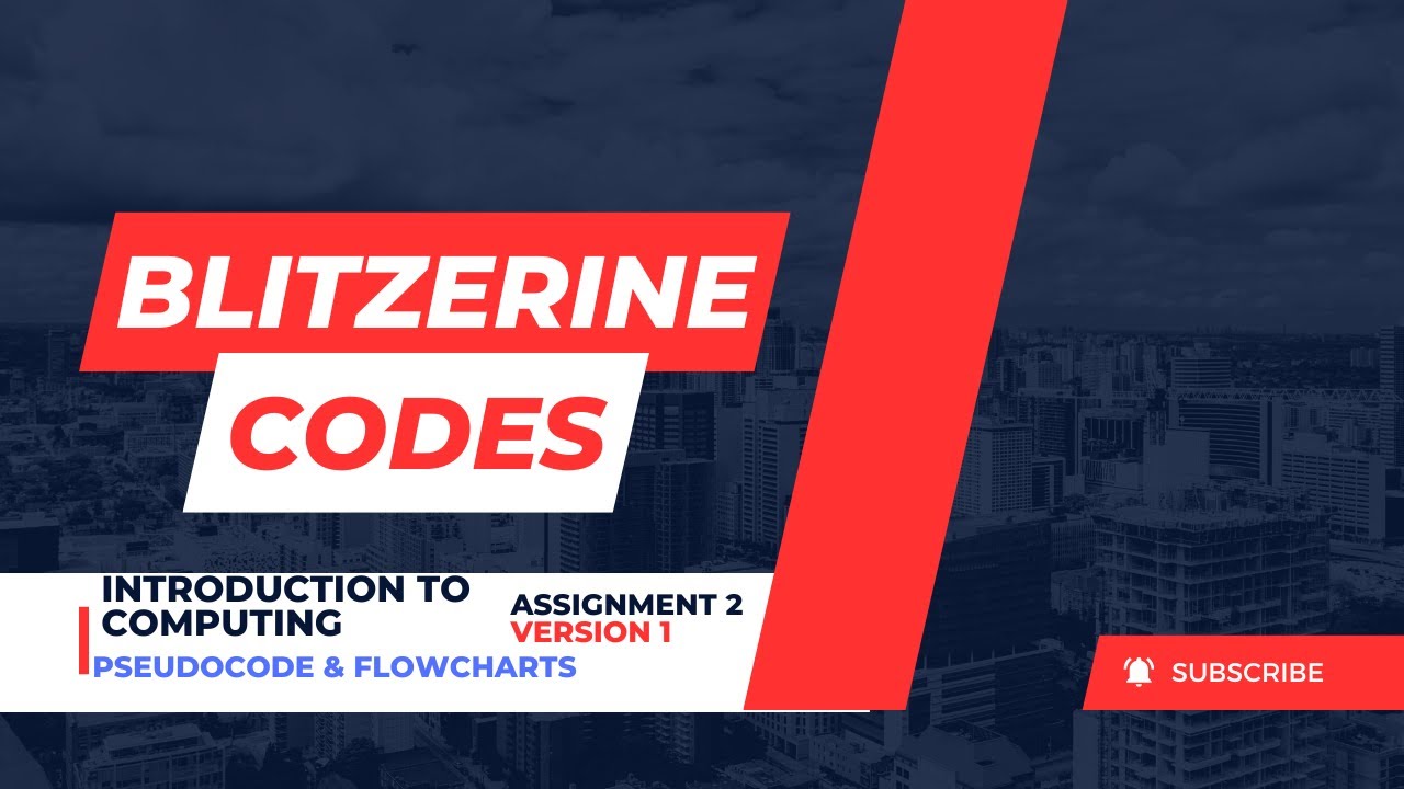 Assignment 2 Version 1 Pesudocode And Flowchart Introduction To Computing Youtube 8414