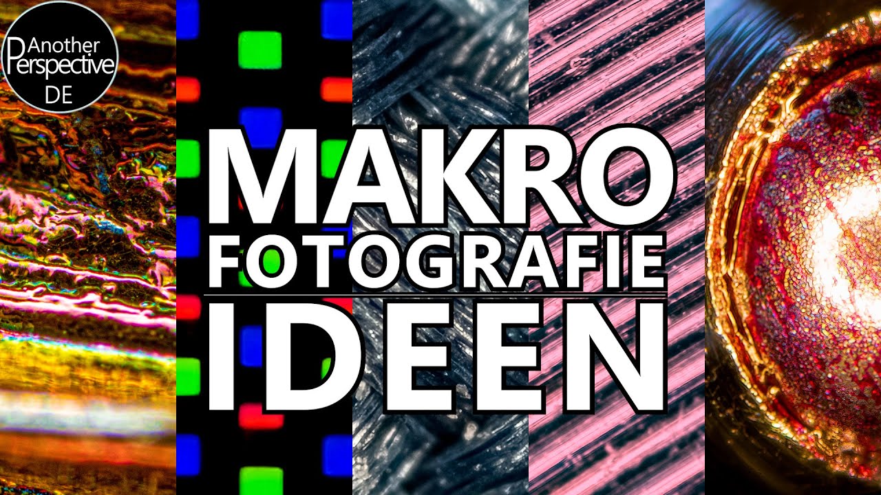 Makrofotografie Ideen für zu Hause mit gewöhnlichen Gegenständen - YouTube