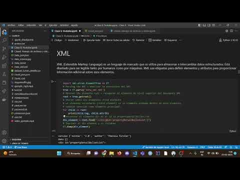 Clase 8.1. Lectura de archivos JSON y XML - YouTube