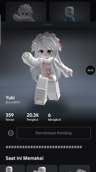 ternyata yuki viral nama akun nya laula 8057 - YouTube