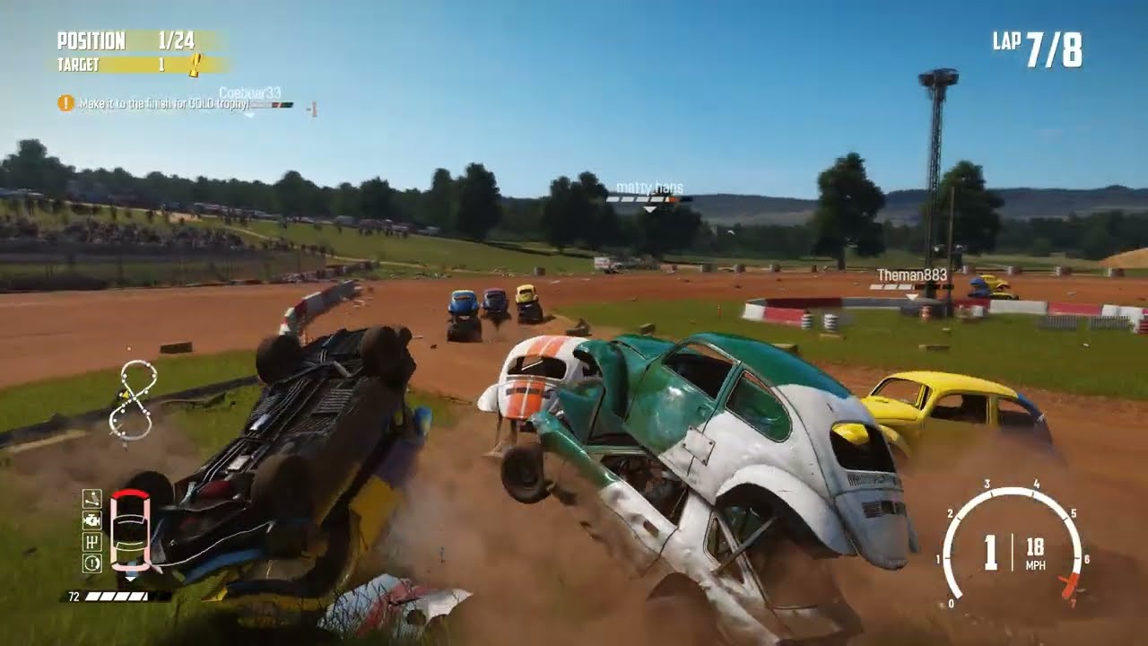 Wreckfest Double Decker Figure 8 Daily Challenge Race! - YouTube