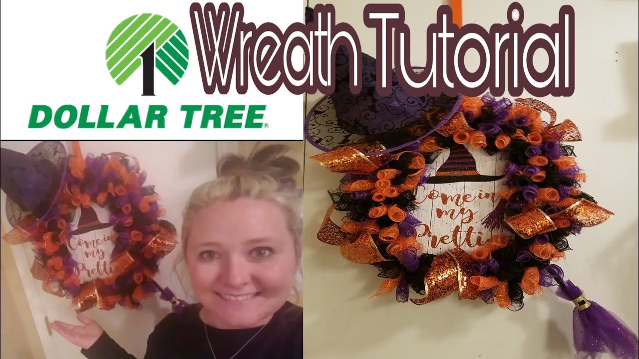 DIY Wreath Tutorial| Dollar Tree Wreath - YouTube