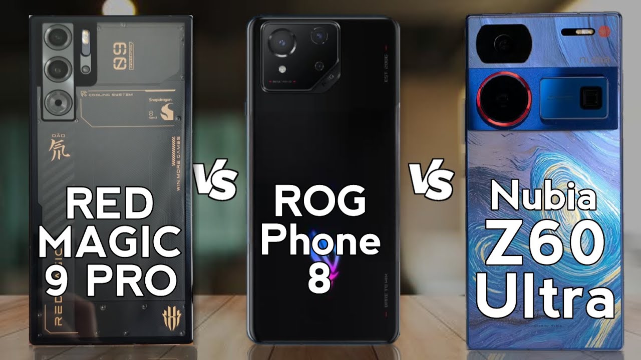 Red Magic 9 Pro vs Rog Phone 8 vs Nubia Z60 Ultra - YouTube