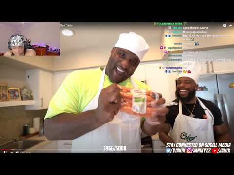 Janix Reacts to Cash Nasty Cooking Gumbo Louisiana Style w/ NBA Champ Glen Davis!