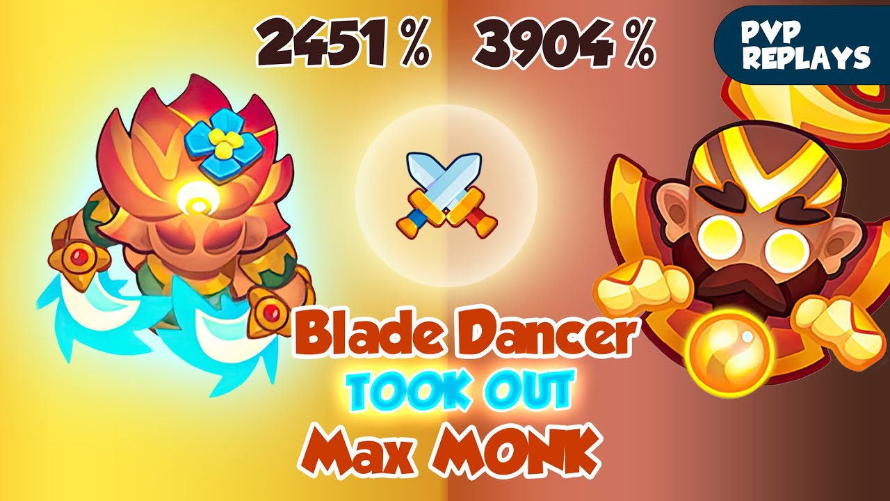 Blade Dancer TOOK OUT Max Monk | 1500% Less, NO PROBLEM | PVP Rush ...